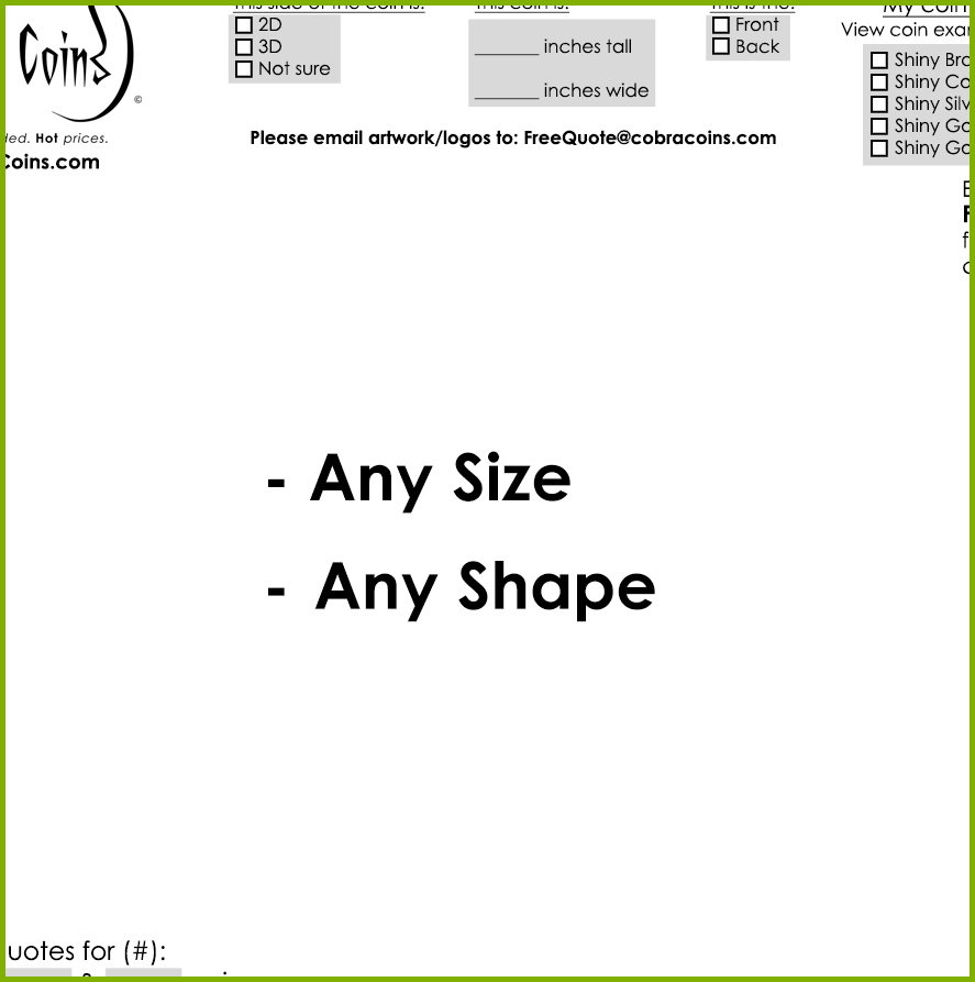 Free Challenge Coin Templates for Easy Design – Cobra Coins